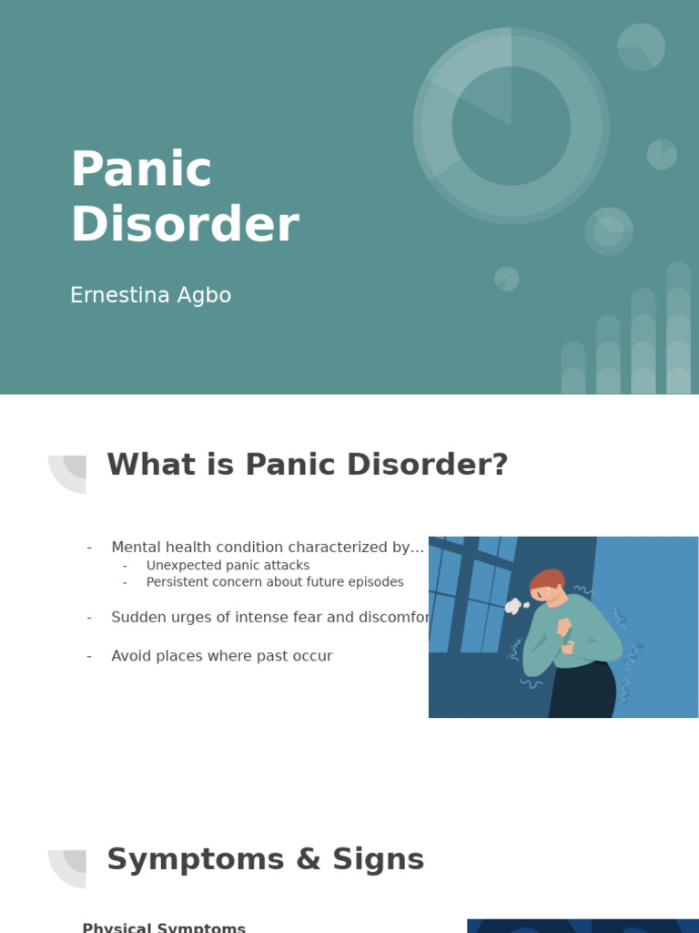 Panic Disorder Powerpoint | PDF | Panic Attack | Mental Disorder