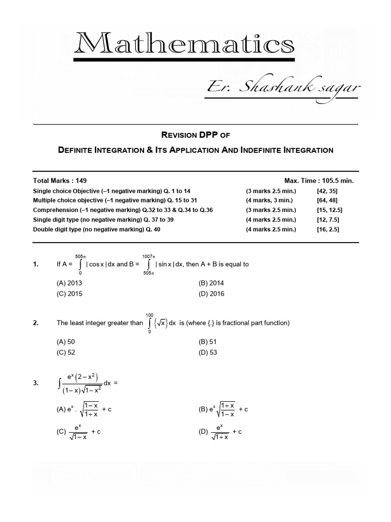 Maths DPP (8) - 241102 - 224341 | PDF | Geometry | Mathematical Physics