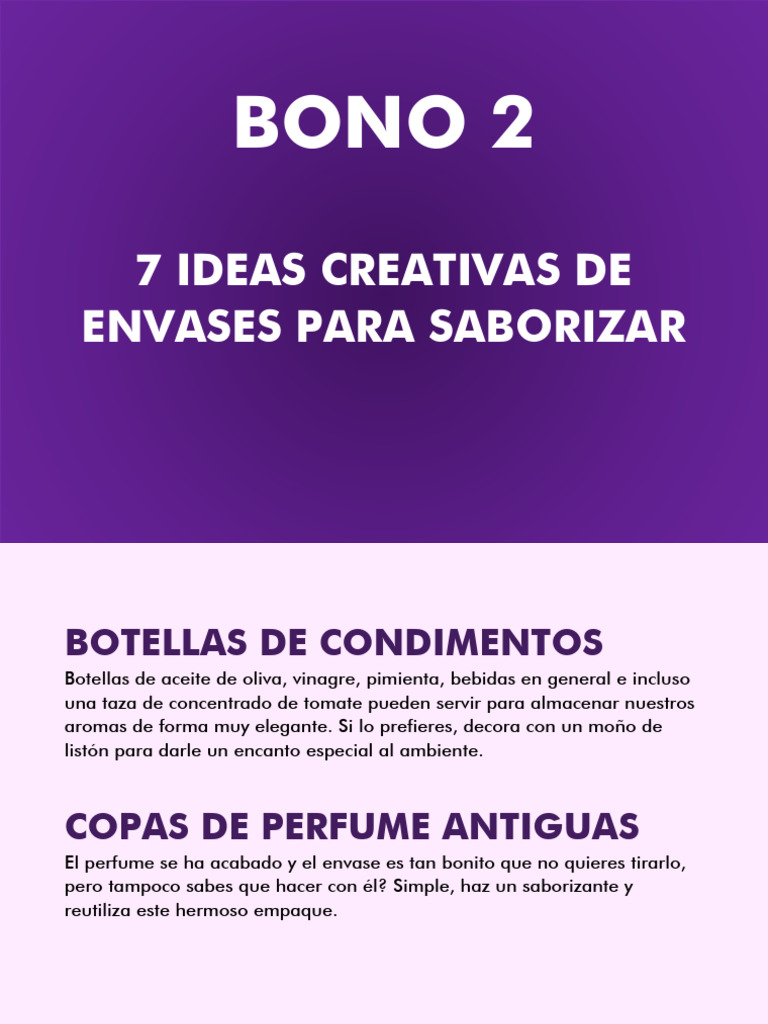 Ideas Creativas de Envases | PDF