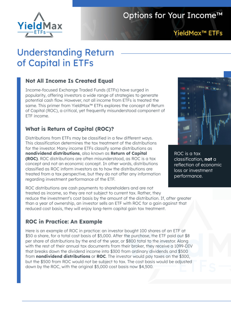 APPROVED-Understanding-Return-of-Capital-in-ETFs | PDF | Exchange Traded Fund | Cost Basis