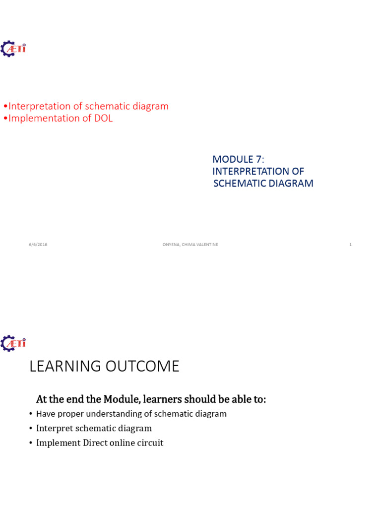 Schematic Diagram Interpretation Guide | PDF
