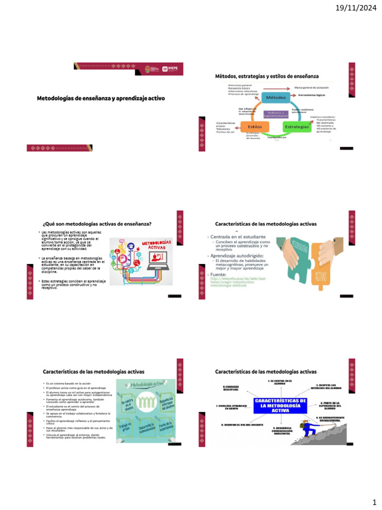 Rec7 - Metodologías | PDF | Aprendizaje | Enseñando