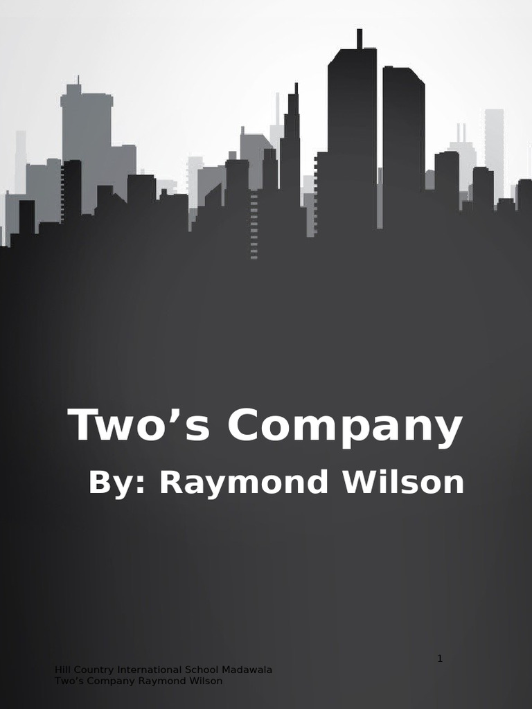 Analysis of "Two's Company" Poem | PDF | Ghosts | Superstitions