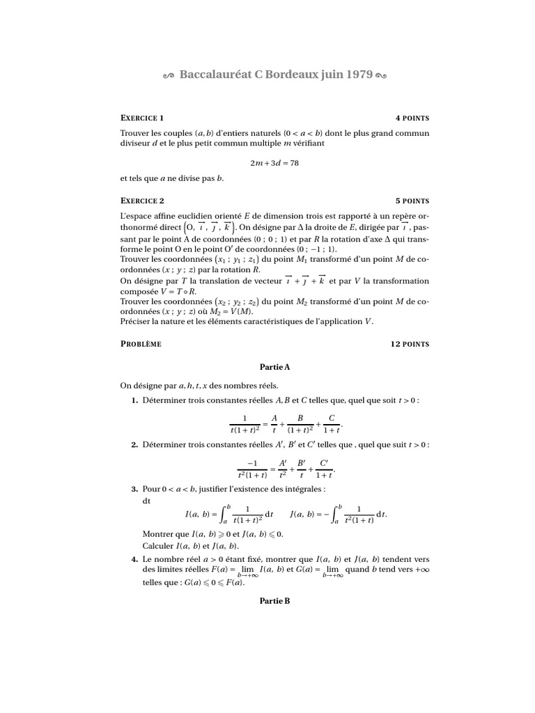 Examen NS4 2024 : Modèle de texte | PDF | Mathématiques | Analyse ...