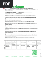 UBO Declaration Form for Clients | PDF | Companies | Ownership