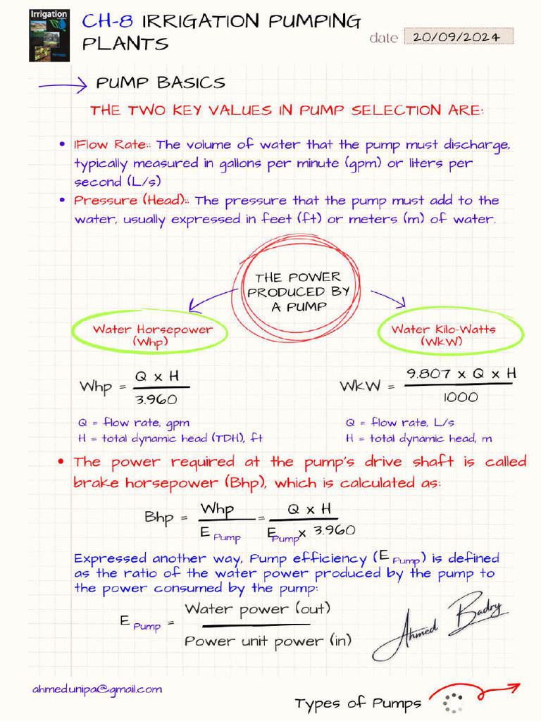 Irrigation Pump Plants - 1 | PDF