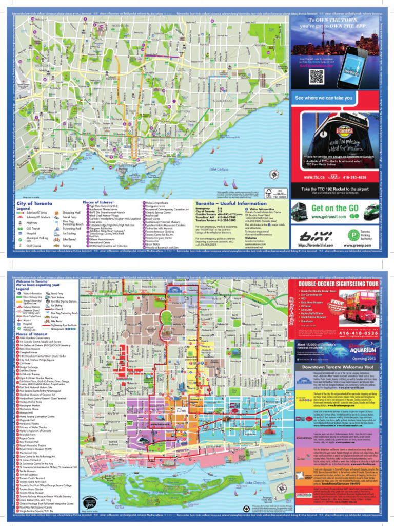 Toronto Visitor Map | PDF