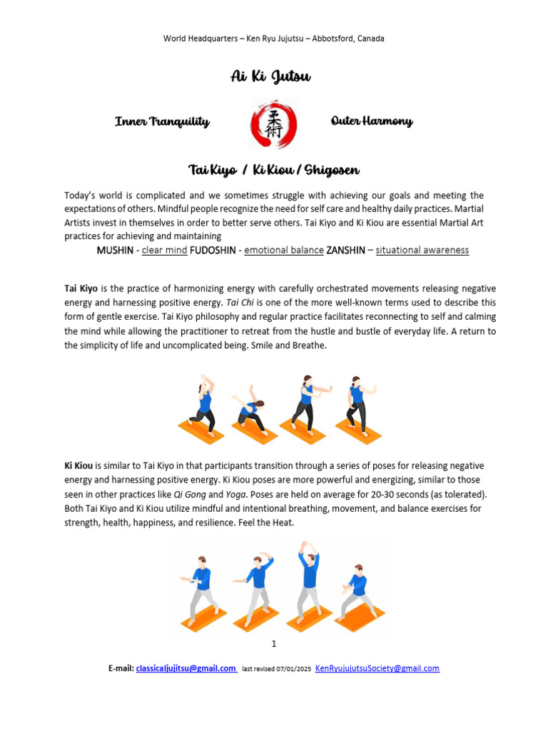 Ai Ki Jutsu - Tai Kiyo Ki Kiou Shigosen | PDF | Human Body | Organ ...