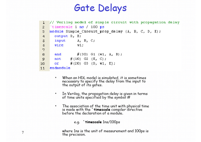 Verilog 6 Digital Design | PDF