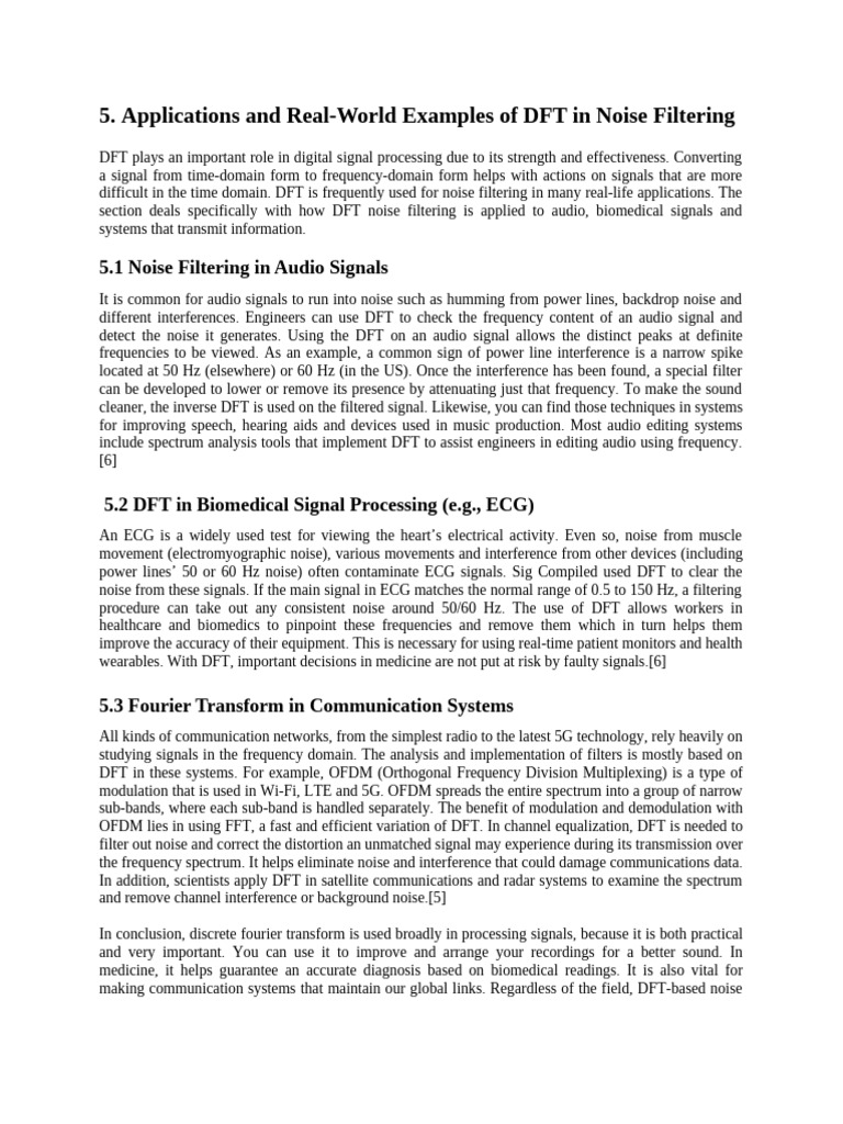 Basics of Digital Fourier Transform | PDF | Discrete Fourier Transform ...