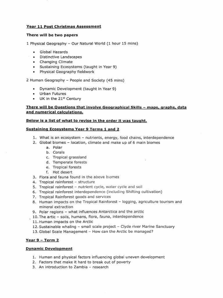 Mock Revision List For Jan 2024-2 | PDF