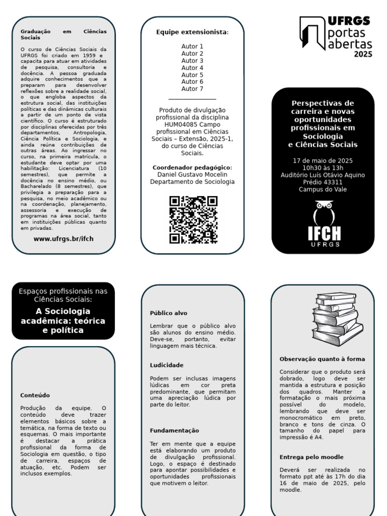 Flyer Draft Monocromático (1) | PDF | Ciências Sociais | Science