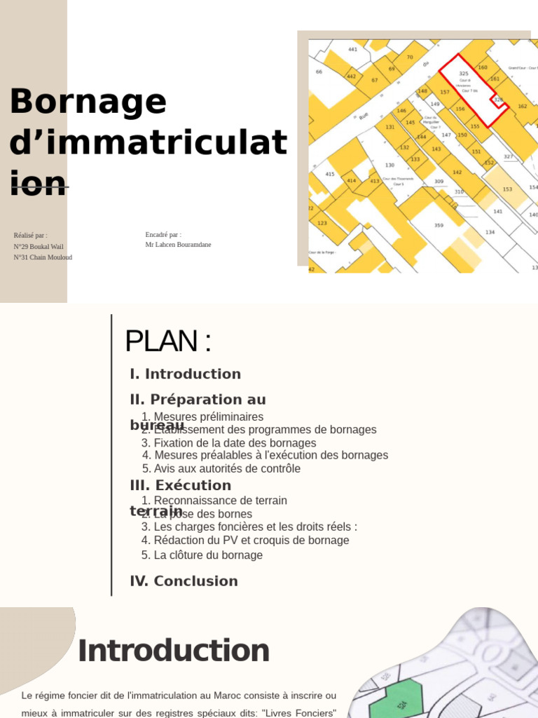 Bornage D'immatriculation | PDF | Servitude (droit)