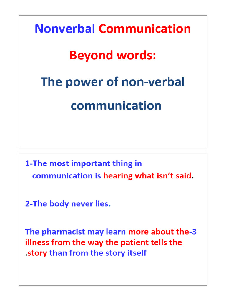 Understanding Nonverbal Communication | PDF | Nonverbal Communication ...