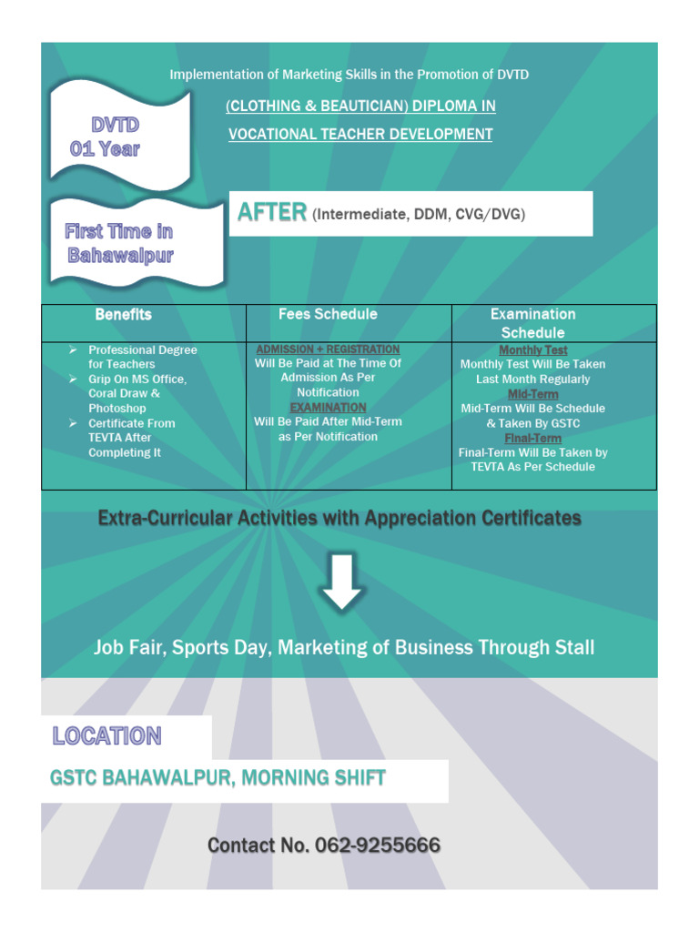 Implementation of Marketing Skills in The Promotion of DVTD | PDF