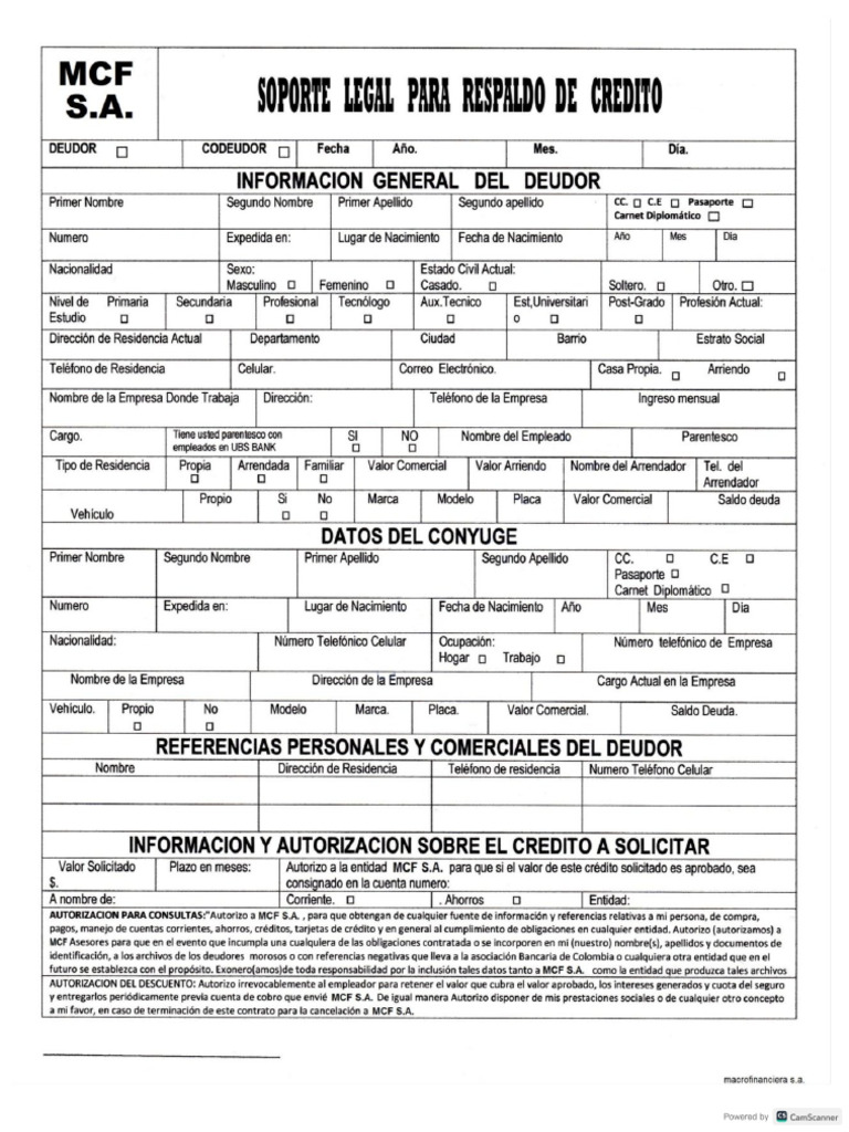 Formato de Desembolso _1 | PDF