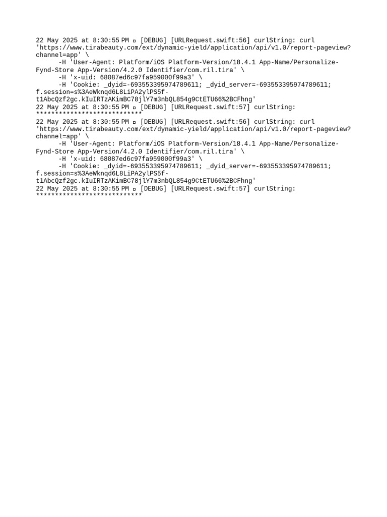 Logout Issue Logs2025!05!22 | PDF