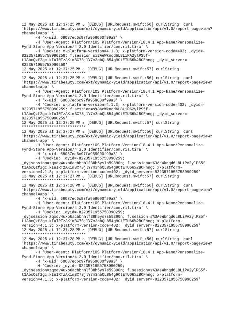 Logout Issue Logs2025!05!12 | PDF | Software | Internet Protocol Based Network Software