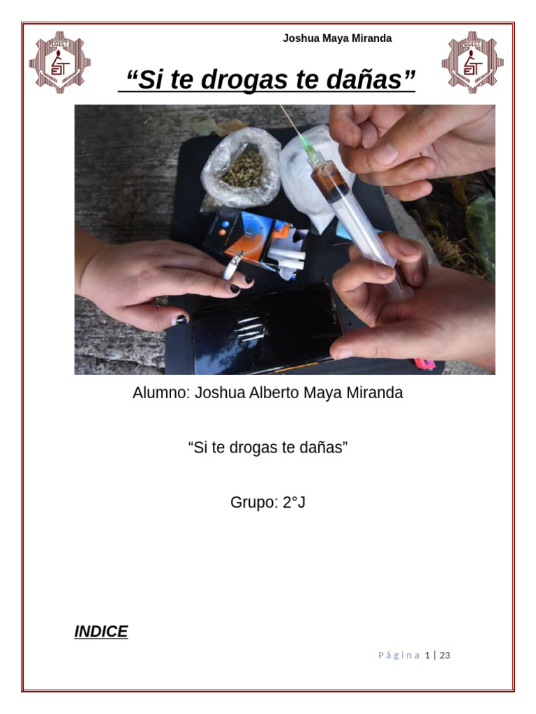 Escuela Secundaria Técnica N | PDF | Cannabis (Droga) | Cigarrillo ...