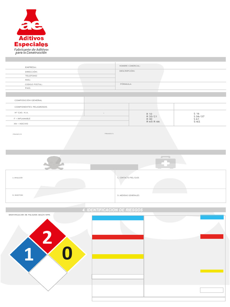 1PE924-0014 Hojas de Seguridad HDSM Desmol Metal | PDF | Agua | Nitrato