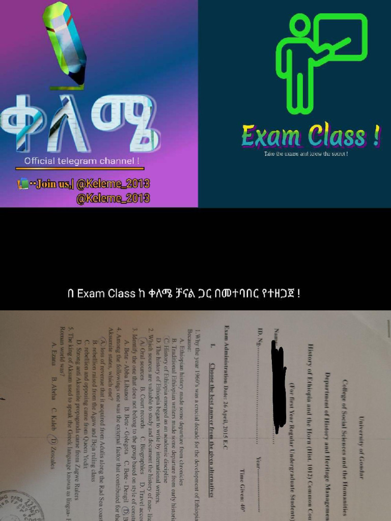 History mid exams ExamClass | PDF