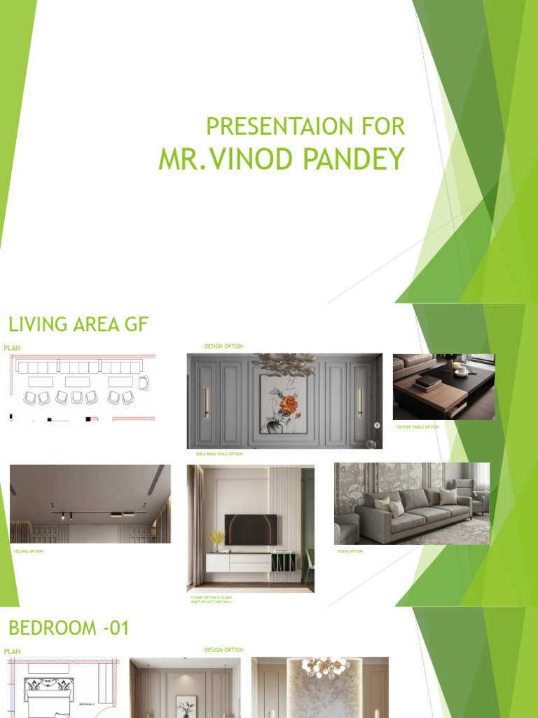 Presentaion For MR Vinod Pandey | PDF | Bedroom | Home