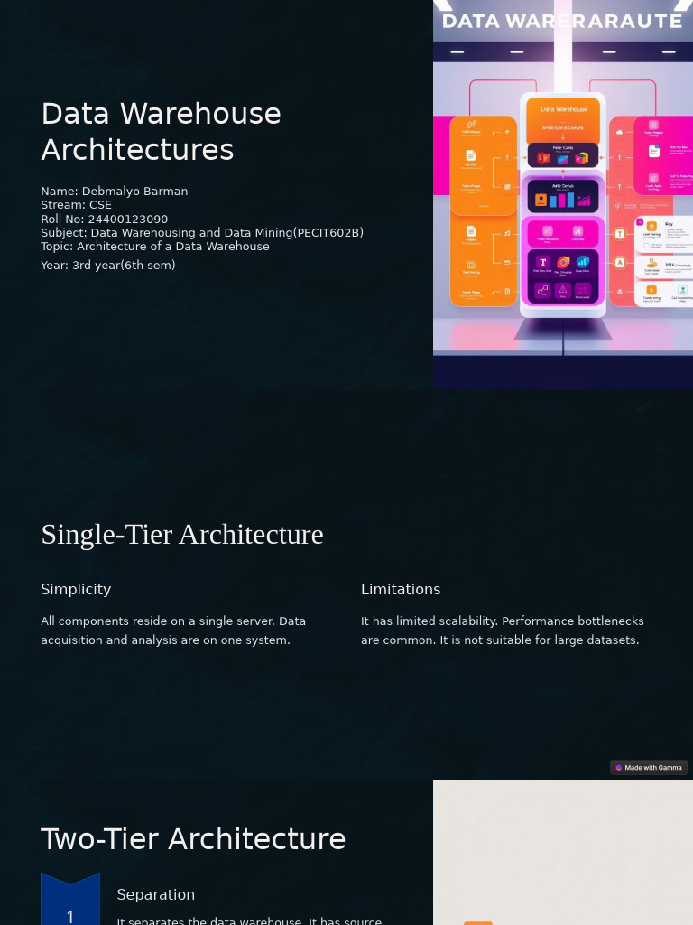 Data Warehouse Architectures | PDF | Data Warehouse | Data Management