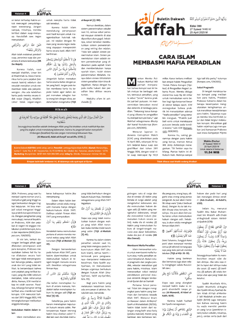 Kaffah 390 Cetak | PDF