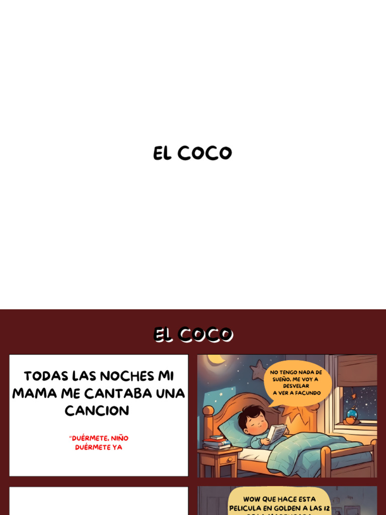 El Coco: Canción y Relato Infantil | PDF
