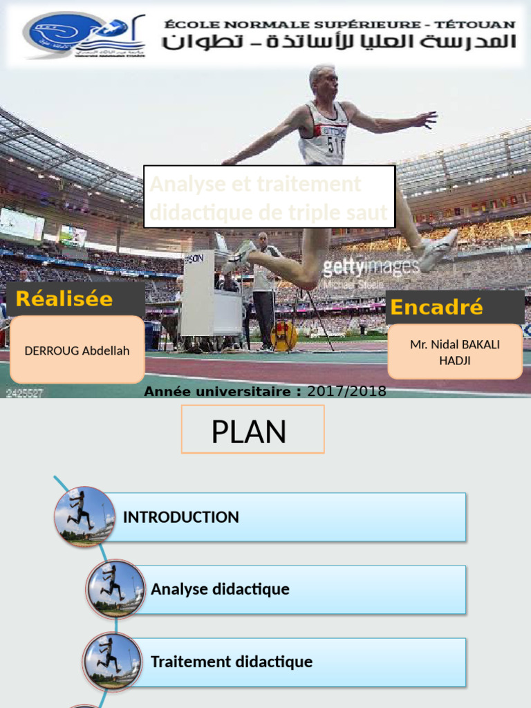 Analyse Et Traitement Didactique de Triple Saut | PDF | Athlétisme