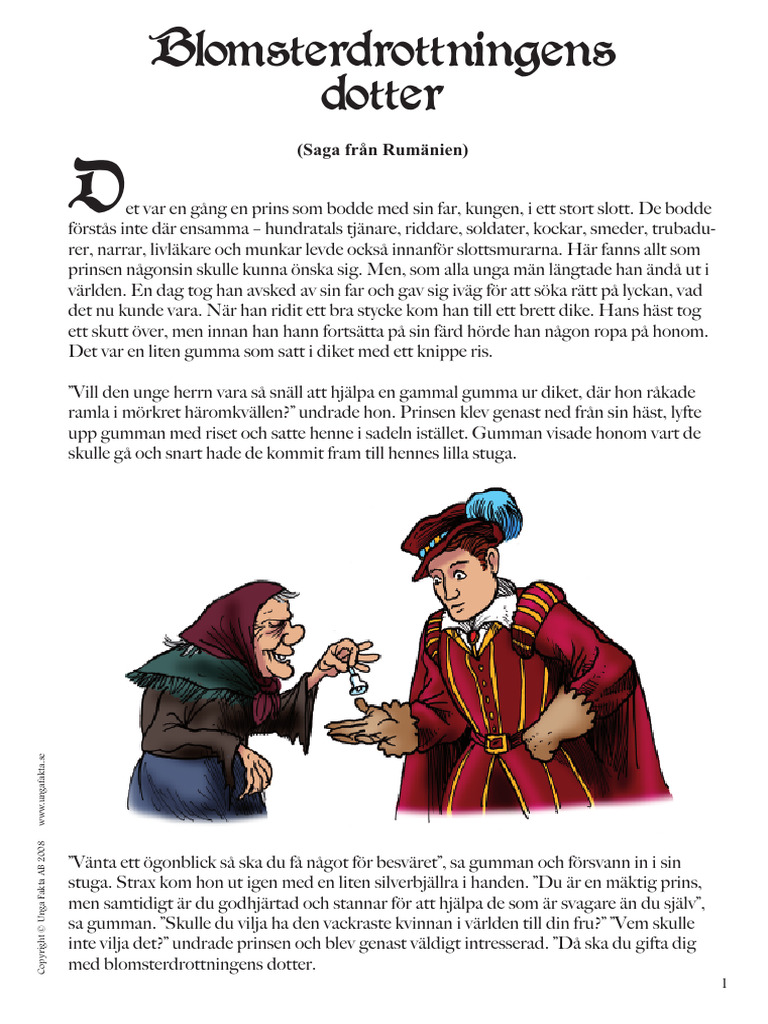 Blomsterdrottningens Dotter | PDF