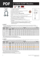 Crosby Shackle Load Capacity Table | PDF | Mechanical Engineering | Nature