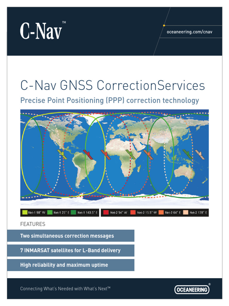CNAV - C-Nav GNSS Correction Services | PDF | Telecommunications ...