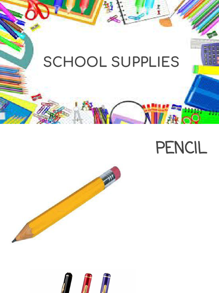 School Supplies | PDF