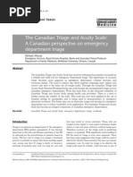 Canadian Triage Acuity Scale (CTAS) | PDF | Emergency Department | Pain