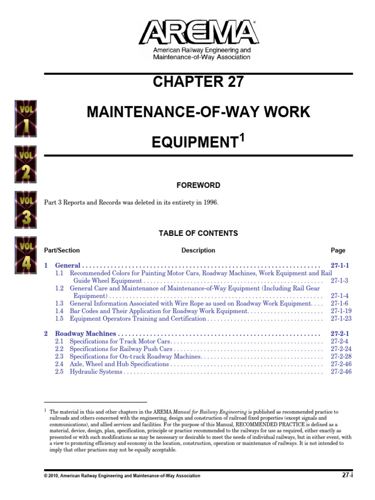 Maintenance-of-Way Equipment Guide | PDF | Rail Transport | Engineering