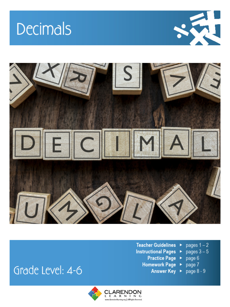 Teaching Decimals: Concepts & Practice | PDF | Numbers | Decimal