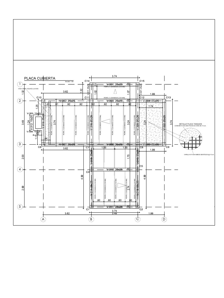 Planta Correas Cubierta | PDF
