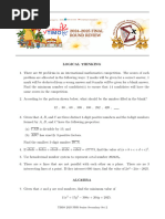 IMC 2024 Solutions and Problems | PDF | Triangle | Area