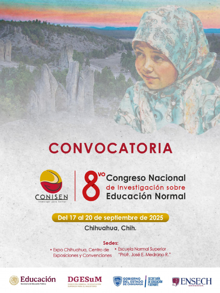 8 Conisen Chihuahua 2025 Convocatoria | PDF | Maestros | Microsoft Word