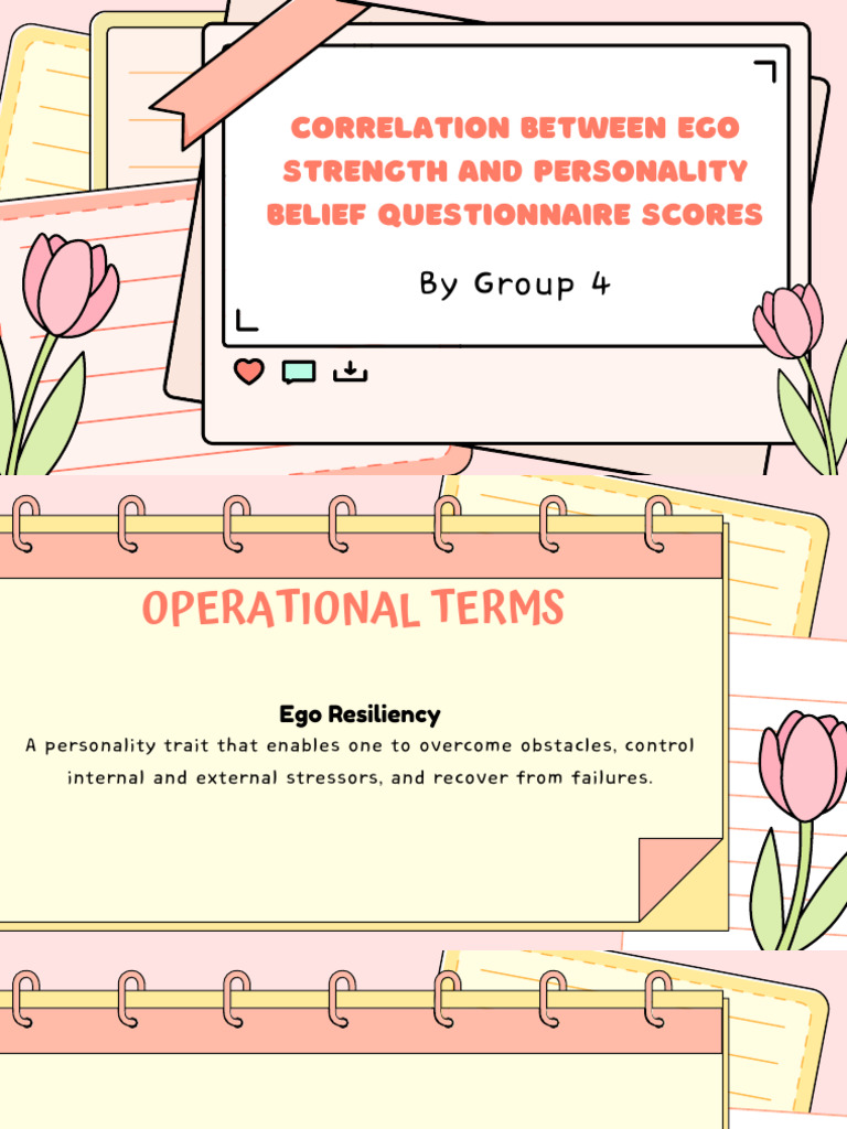 Ego Strength and PBQ Scores | PDF | Psychological Resilience ...