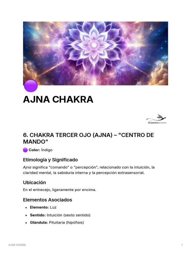 AJNA Chakra Ravi | PDF