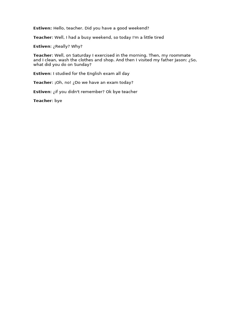 Estiven: Teacher Estiven Teacher | PDF