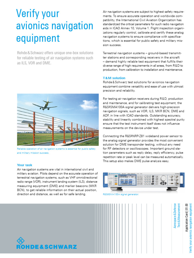Verify Your Avionics Navigation Equipment | PDF | Electronics ...