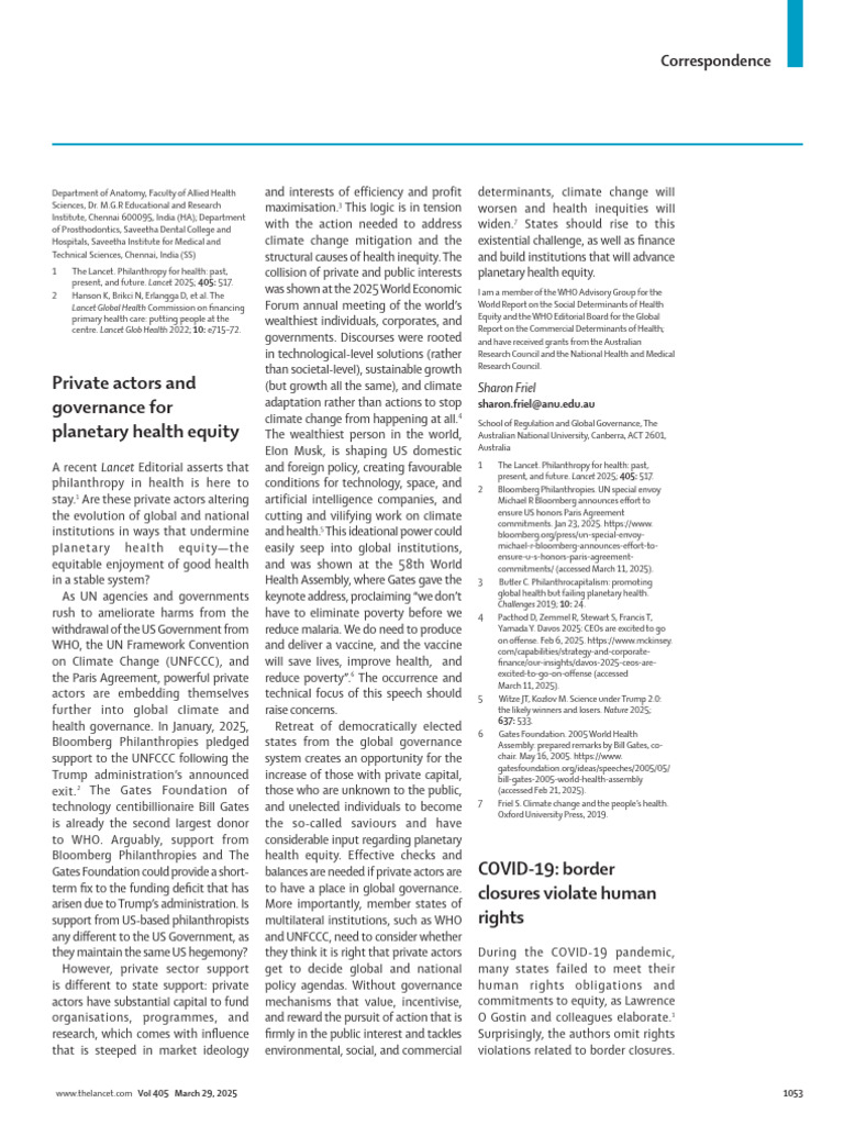 COVID 19 Border Closures Violate Human Rights - Lan | PDF
