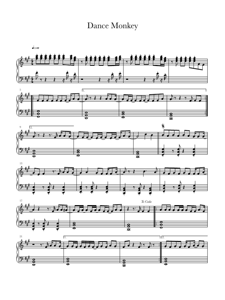 Dance Monkey | PDF