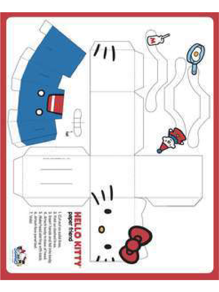 Hello Kitty Paper Craft - PDF 2 | PDF