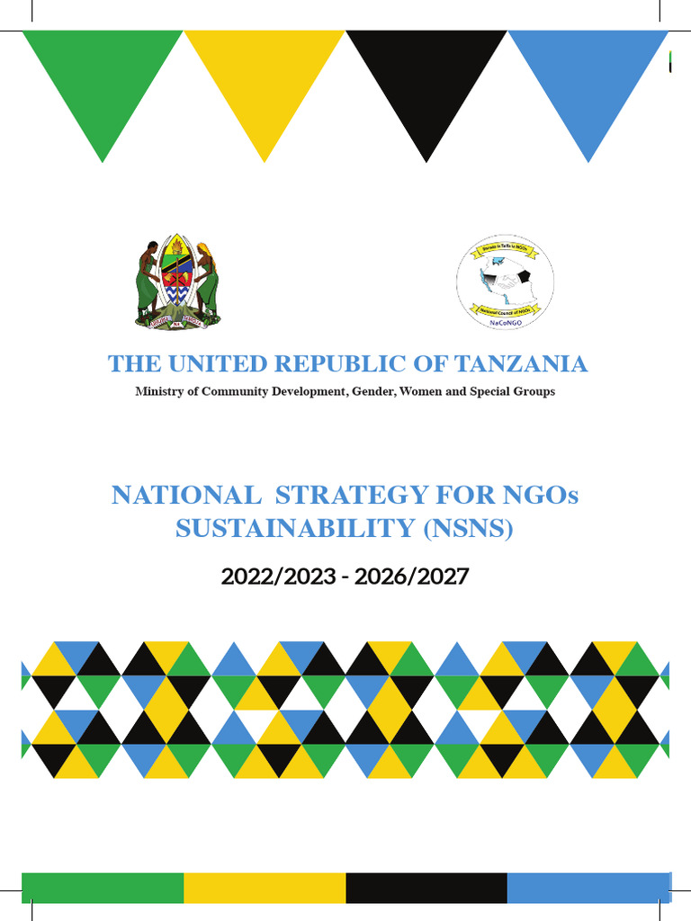 Tanzania NGOs Sustainability Strategy | PDF | Non Governmental ...