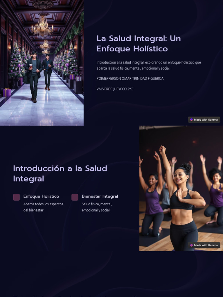 Salud Integral: Enfoque Holístico y Beneficios | PDF
