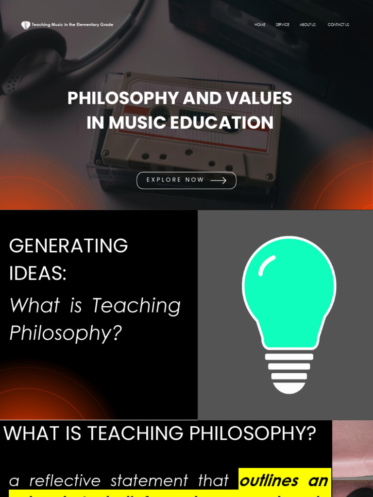 Teaching Philosophy in Music Education | PDF | Music Education | Learning